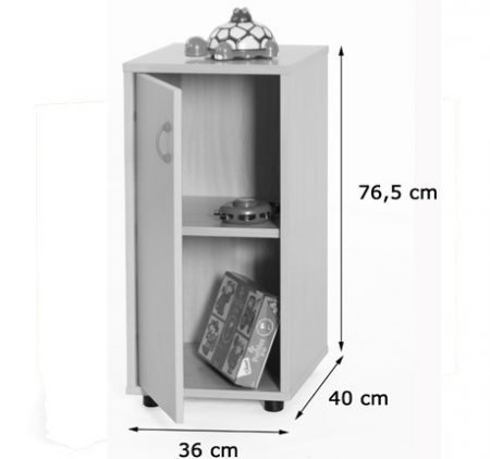 600216 - Mueble bajo armario 2 estantes 360 | Mobiliario Escolar | MOBeduc