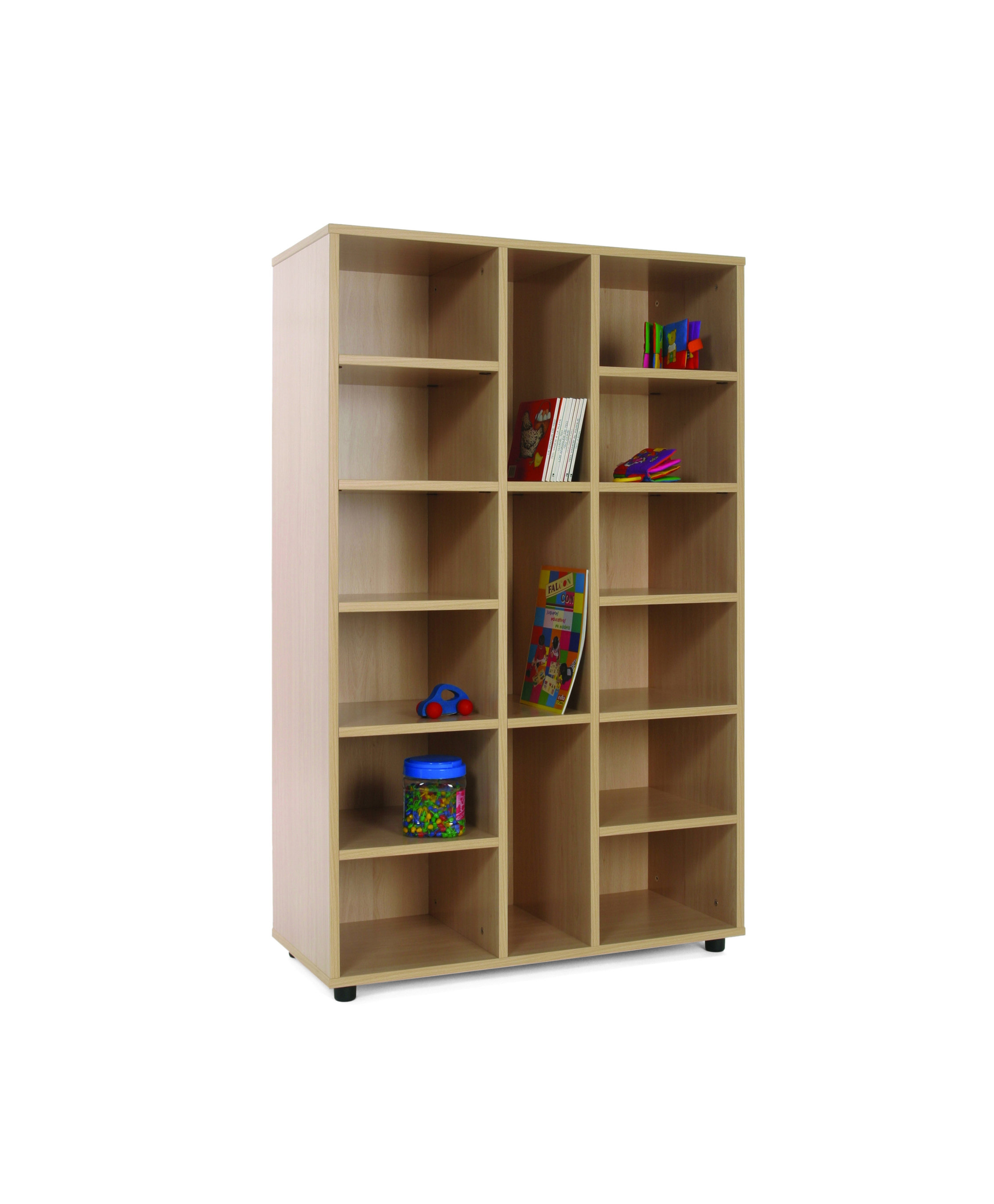 600308 - Mueble medio 15 casillas | Mobiliario Escolar | MOBeduc
